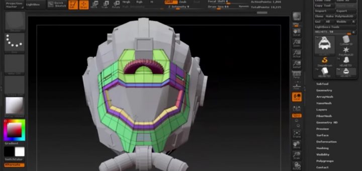 Modeling a Wheel using Zmodeler+ ArrayMesh : ZBrushのZModelerとArrayMeshを使った「タイヤの溝」チュートリアル ...
